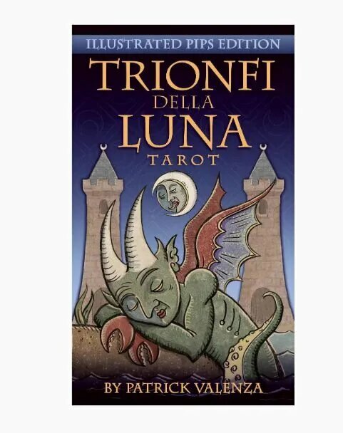 Trionfi Della Luna Tarot карты для гадания 78 карт с брошюрой на английском языке