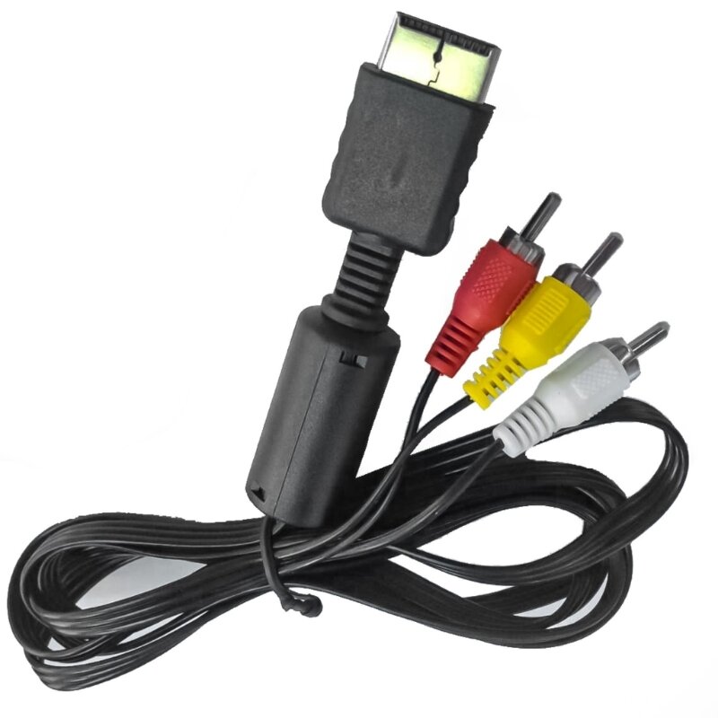 Кабель Шнур для замены игровой консоли Кабель 180 см Композитный Аудио Видео шнур Игровые аксессуары