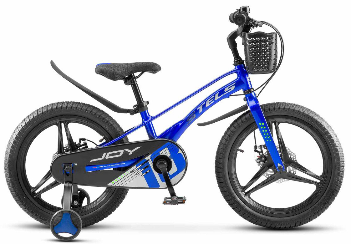 Детский велосипед Stels Joy MD 18" Z010 (2025) 18 Синий (110-125 см)