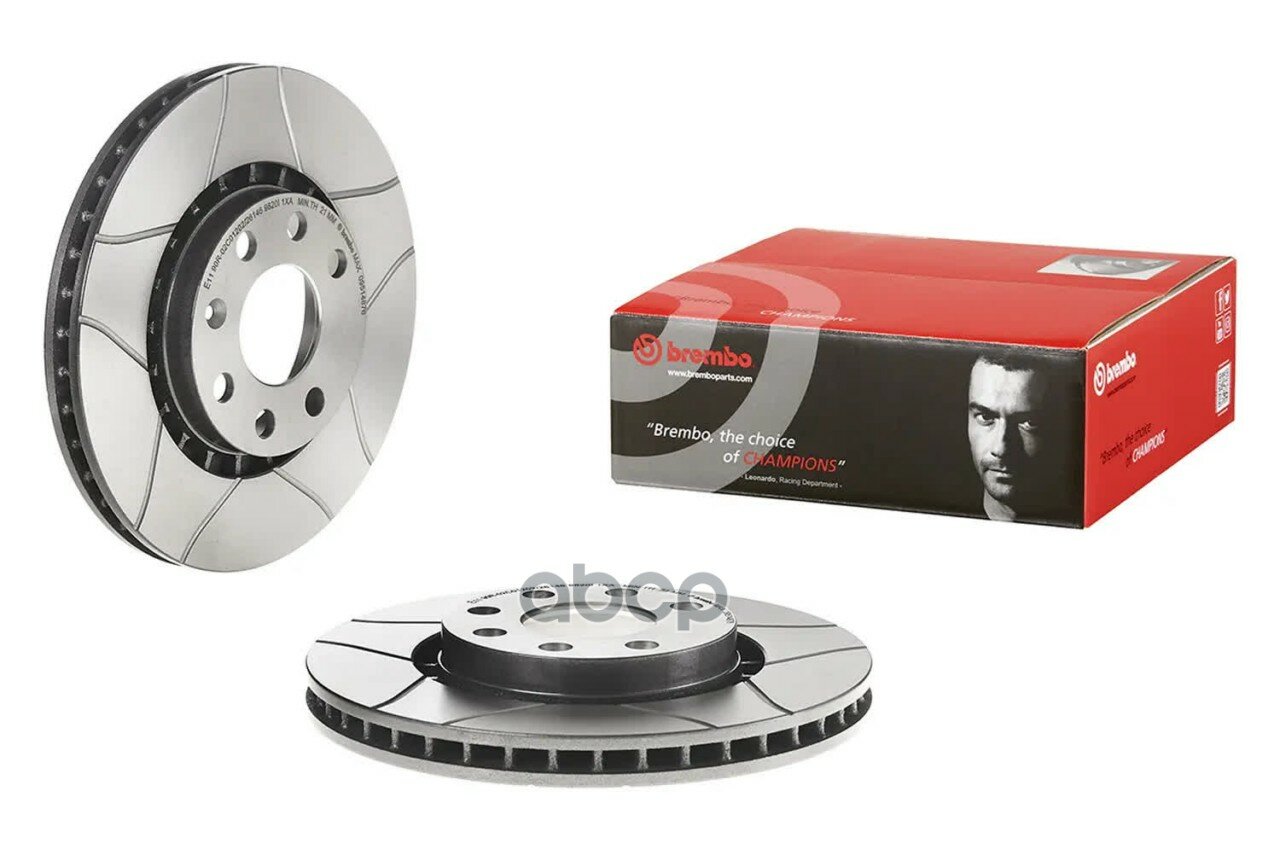 Диск торм. пер. вент.[256x24] 6 отв. OPEL Astra /Ascona C /Kadett 2,0i 87-> Brembo арт. 09.5148.76