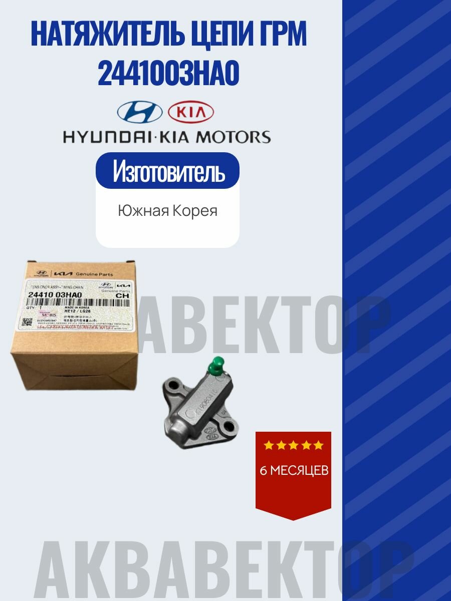 Hyundai-KIA Натяжитель цепи ГРМ, арт. 2441003HA0, 1 шт.