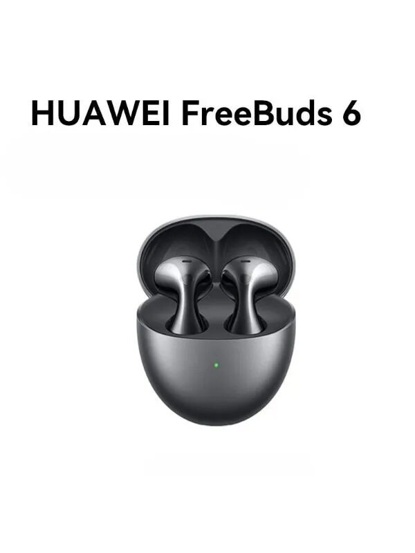 HUAWEI Наушники беспроводные с микрофоном Huawei FreeBuds 6, Bluetooth, USB Type-C, черный