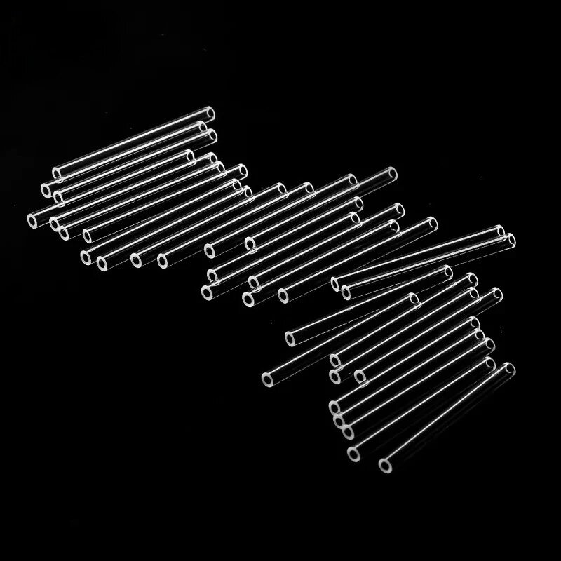 Кварцевые стеклянные капиллярные трубки 100 мм OD2.5mm X ID1.5mm