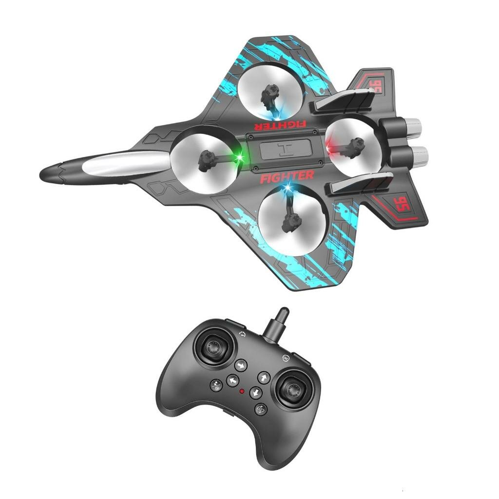 Дрон для детей с функцией автоматической посадки, Синий - Ручка