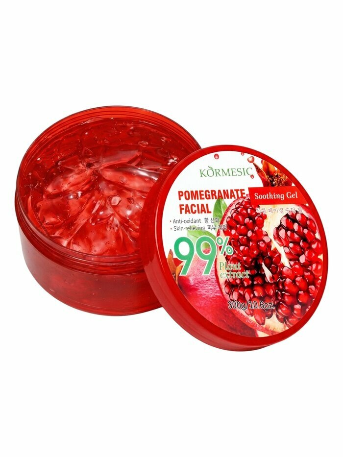 Гель для лица и тела KORMESIC с экстрактом красного граната, 300 г