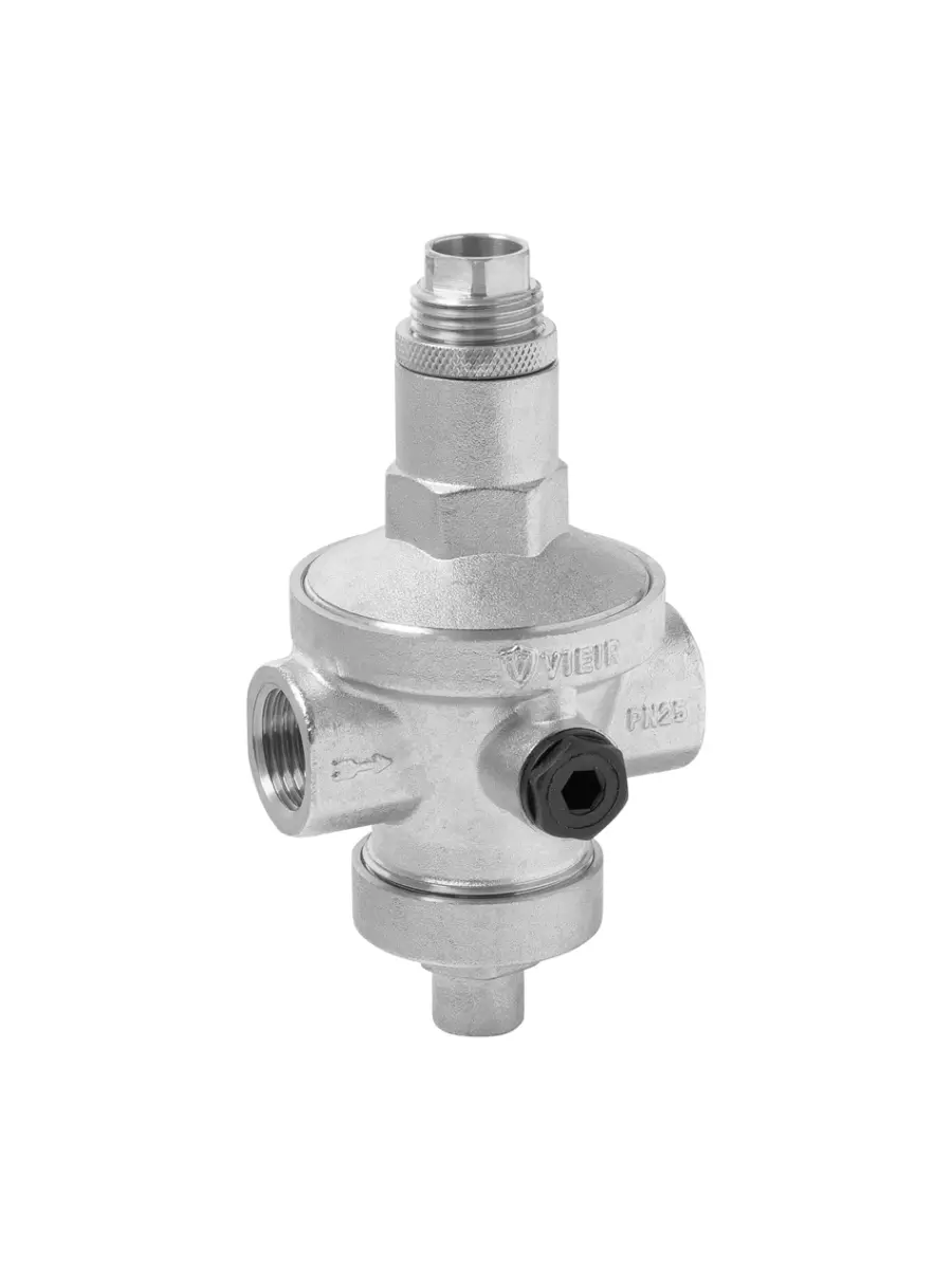 Редуктор давления ViEiR, под манометр, 1/2", автоматический, для воды