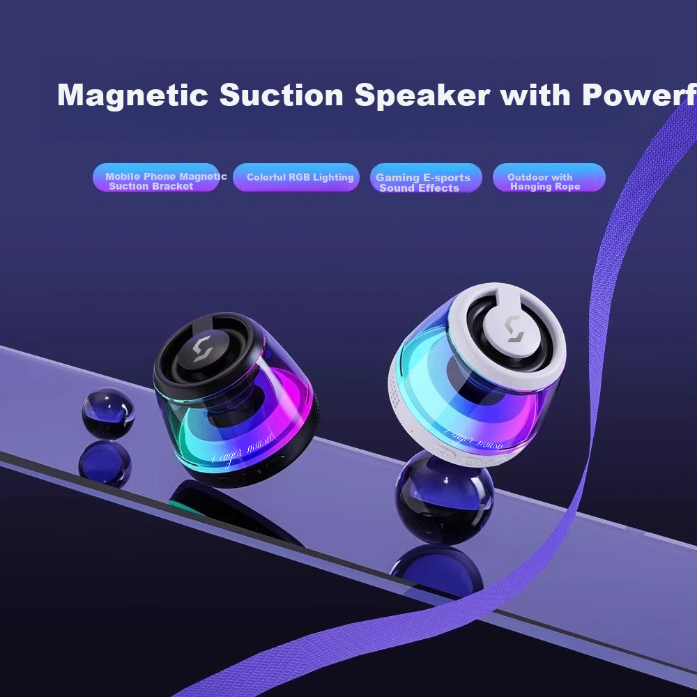 COLORFIRE Портативный магнитный Bluetooth-динамик для походов, велоспорта и кемпинга с Bluetooth 5.3 TWS Цвет：Магнитная