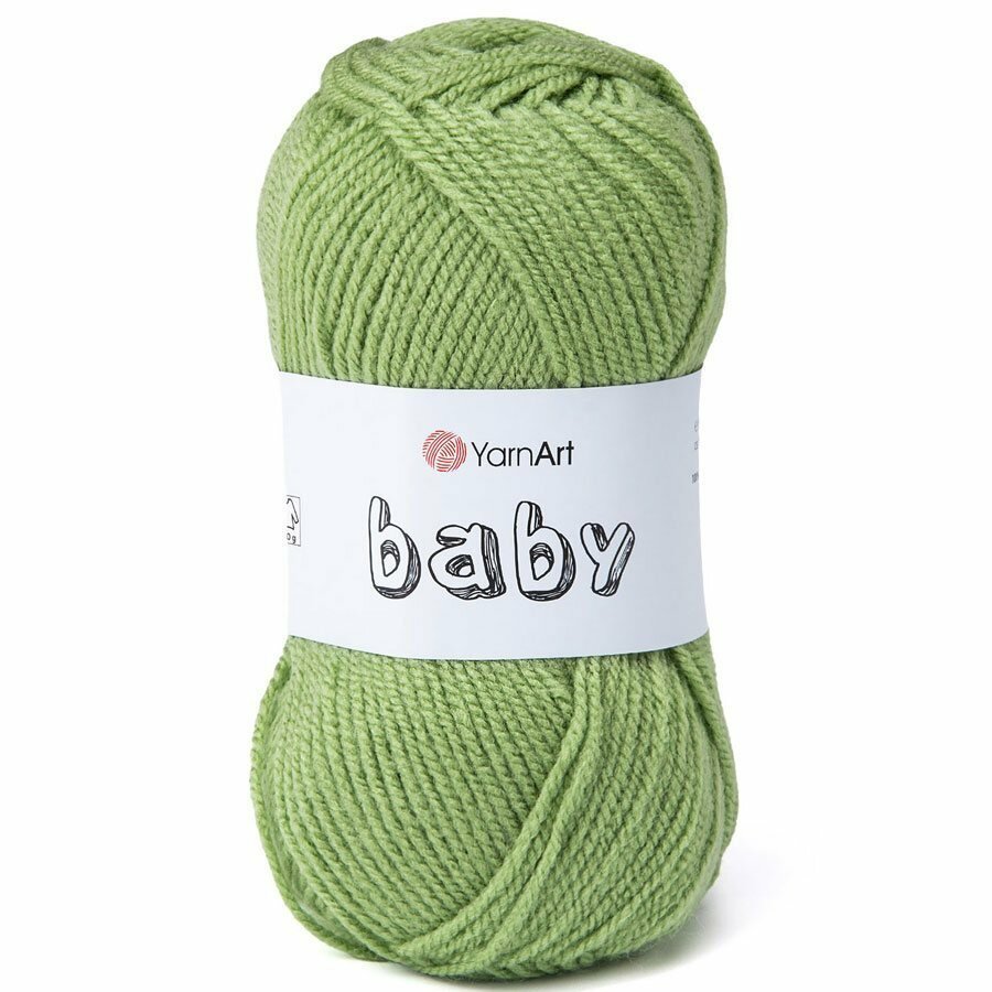 Пряжа Yarnart BABY 69 аспарагус (5 мотков)