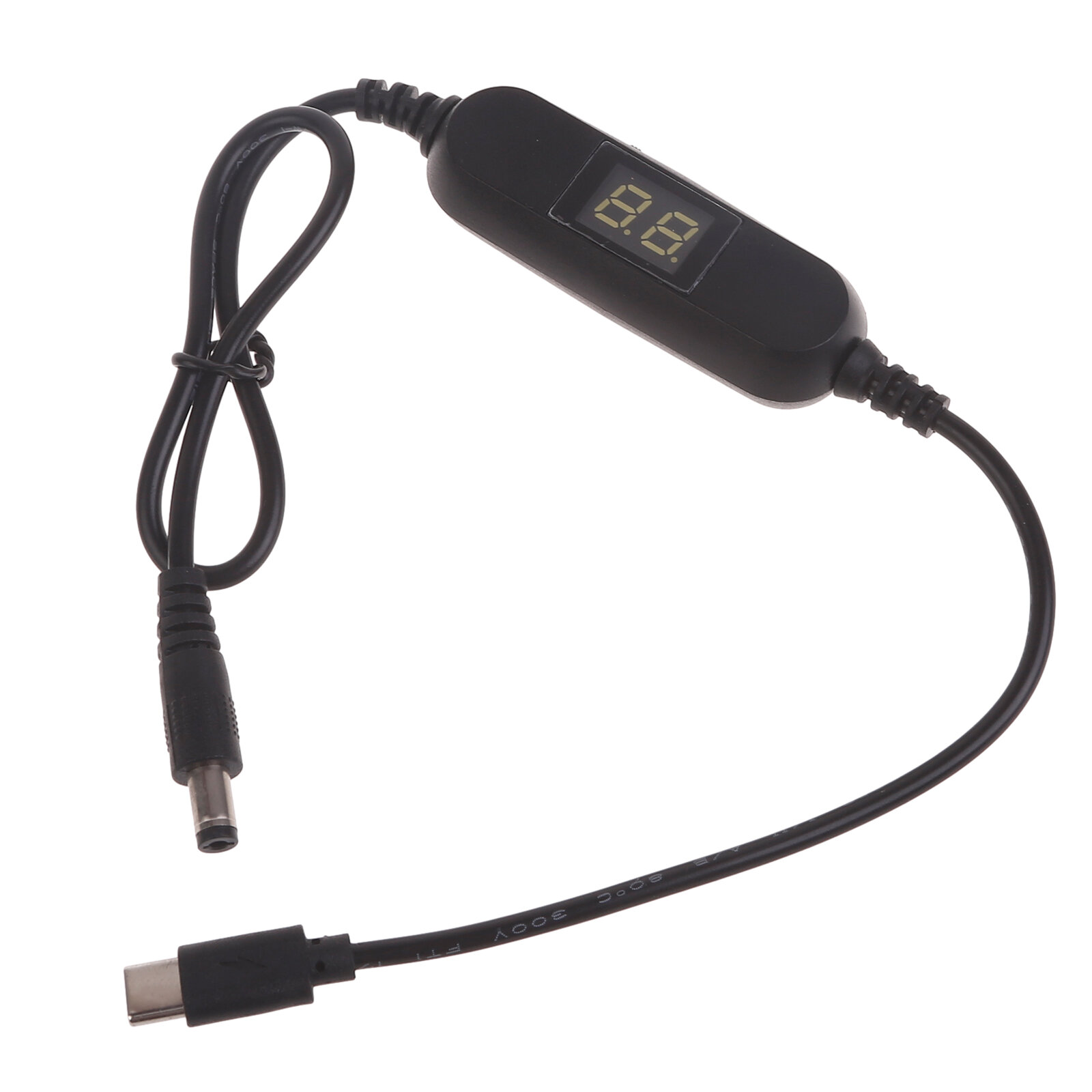 50см USB C к 1.5V 3V 4.5V 6V 9V 12V регулируемый кабель с