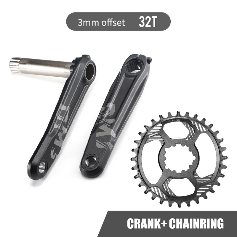 Шатун Prowheel MTB 32T, 160 мм, Crank-32T no BB