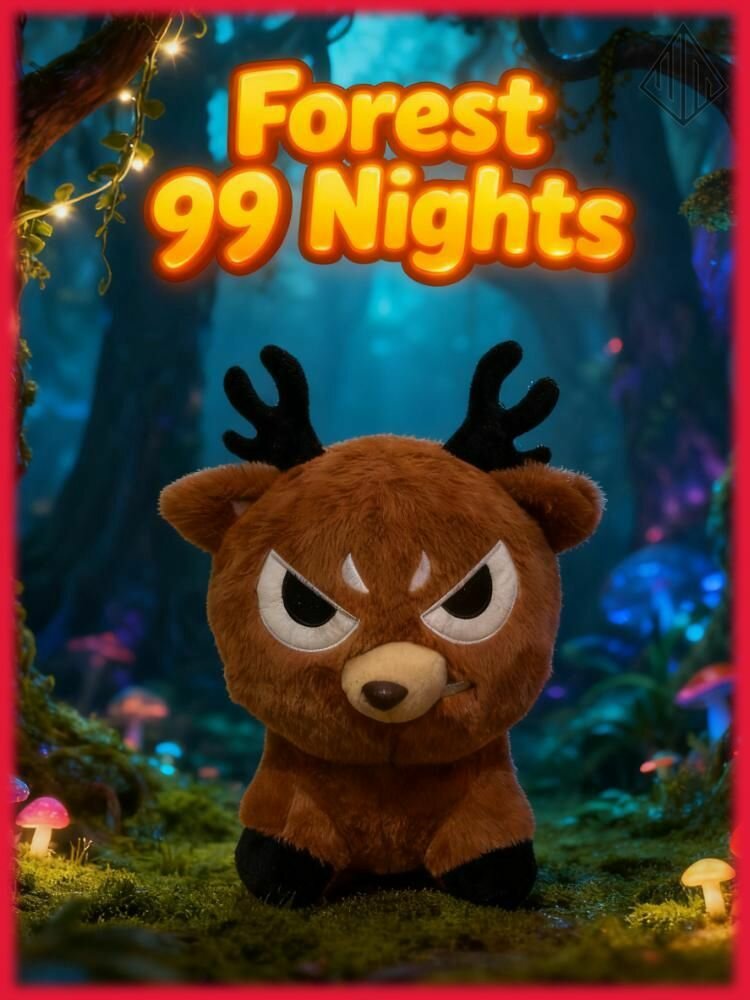 Плюшевая игрушка Roblox "99 ночей в лесу" длиной 27 см/Подарочный олень