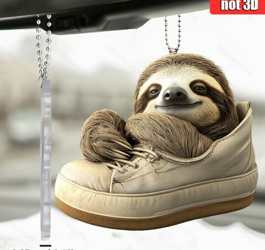 Креативный брелок-рюкзачок в виде собачки, акриловая автомобильная подвеска и милый брелок с таксой