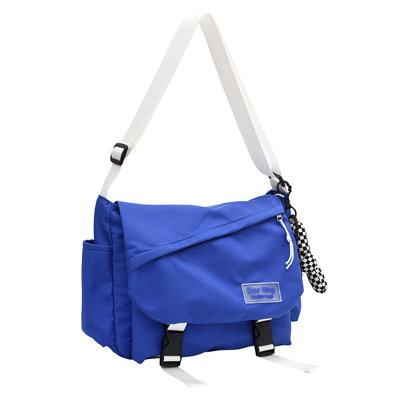 Sac messager en toile grande capacité pour femme, Sac à Bandoulière Retro, Sacoch élegante pour l'école, les voyages et le quotidien