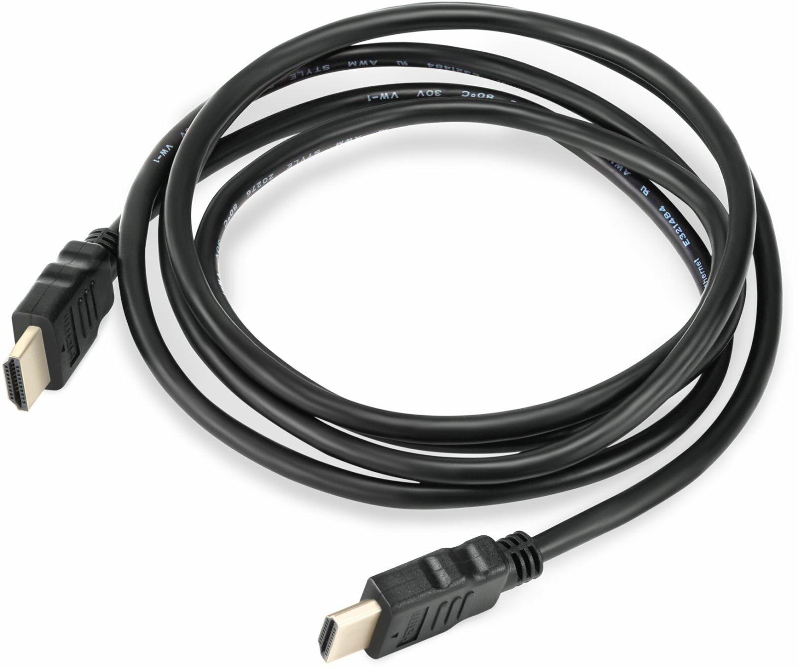 Кабель аудио-видео Buro HDM 1,4, HDMI m - HDMI m, 1,8 м, позолоченные контакты, черный (BHP RET HDMI18)