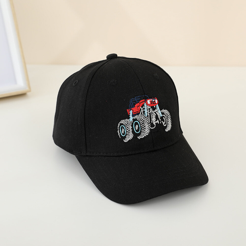 DIY Кепка Детская Грузовик Мультяшная Солнцезащитная Хлопок