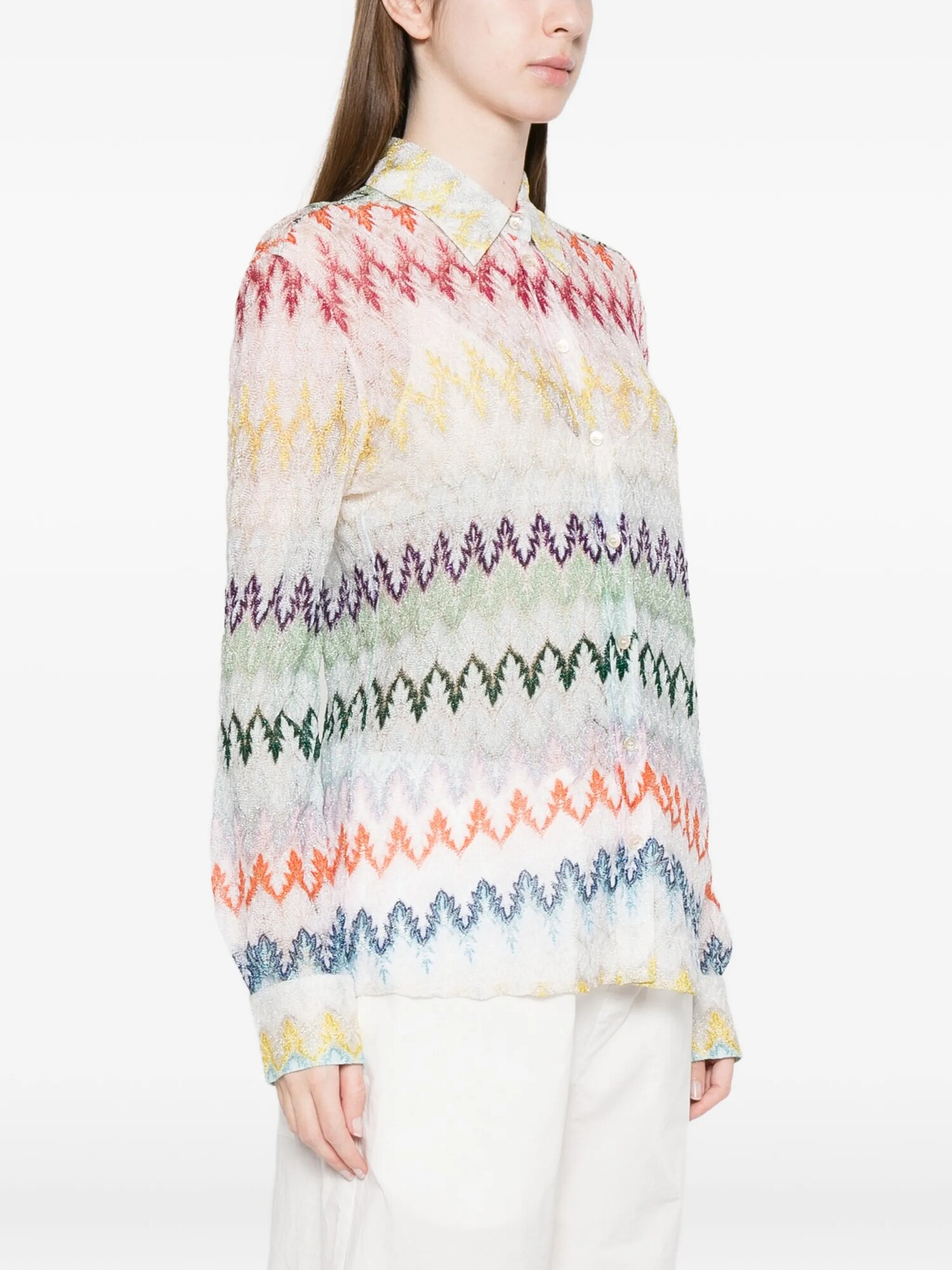 Рубашка Missoni, размер 42, белый — фото 1