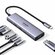 Хаб (разветвитель) UGREEN CM511 Revodok, серый (20956a), USB 3.2х3, HDMI х 1, SD...