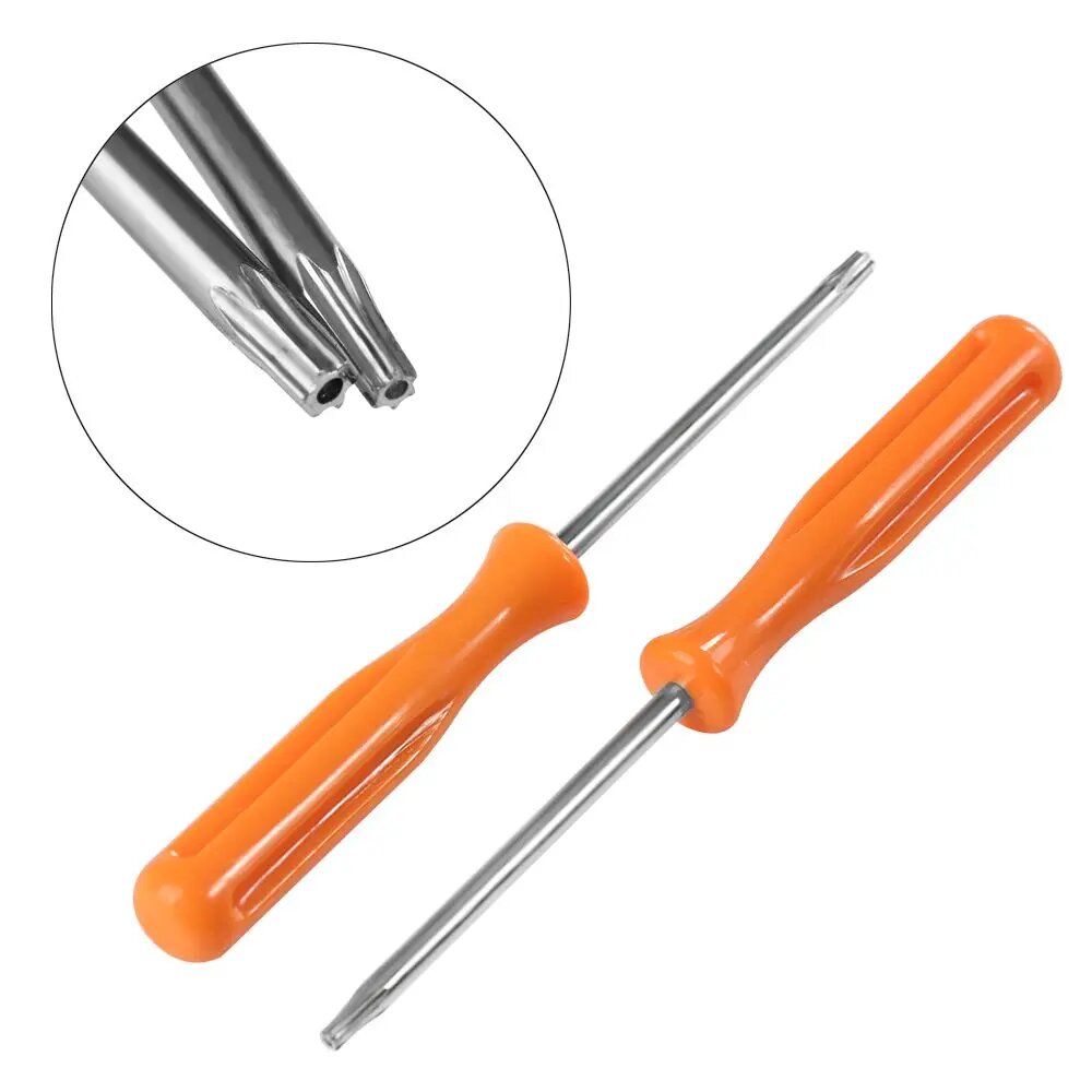 BeiSanJi Tool Прецизионная отвертка TORX T8+T10, желтый, сталь Orange T8 T10