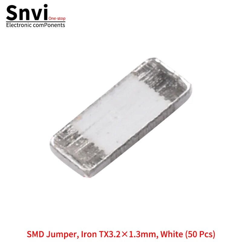 SMD Перемычка SNVI TX3.2x1.3mm White, Серебряный