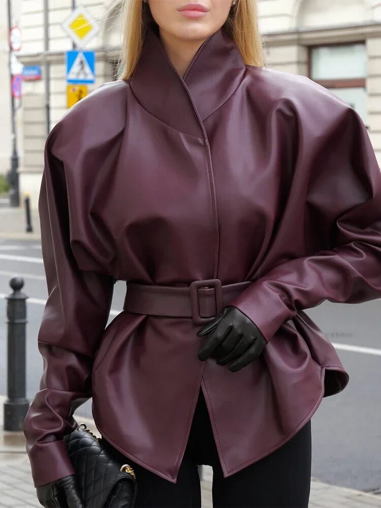 Куртка кожаная