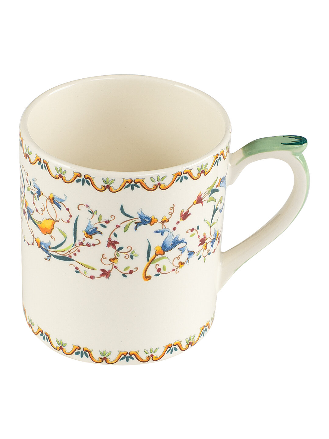 Кружка фаянсовая Gien Toscana, 420 мл, декор, глазурь, Франция