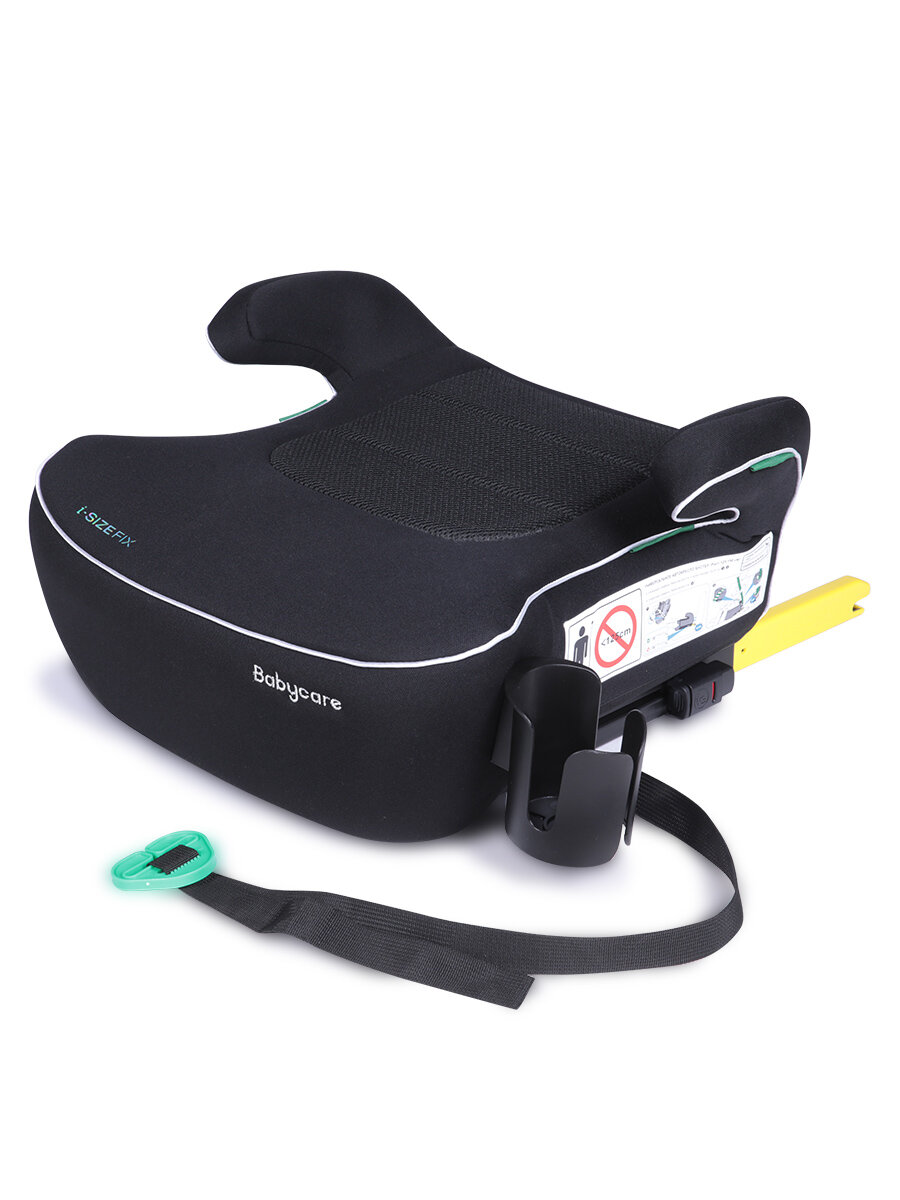 Бустер автомобильный Babycare Ryker, крепление Isofix, 6-12 лет, черно-серебряный