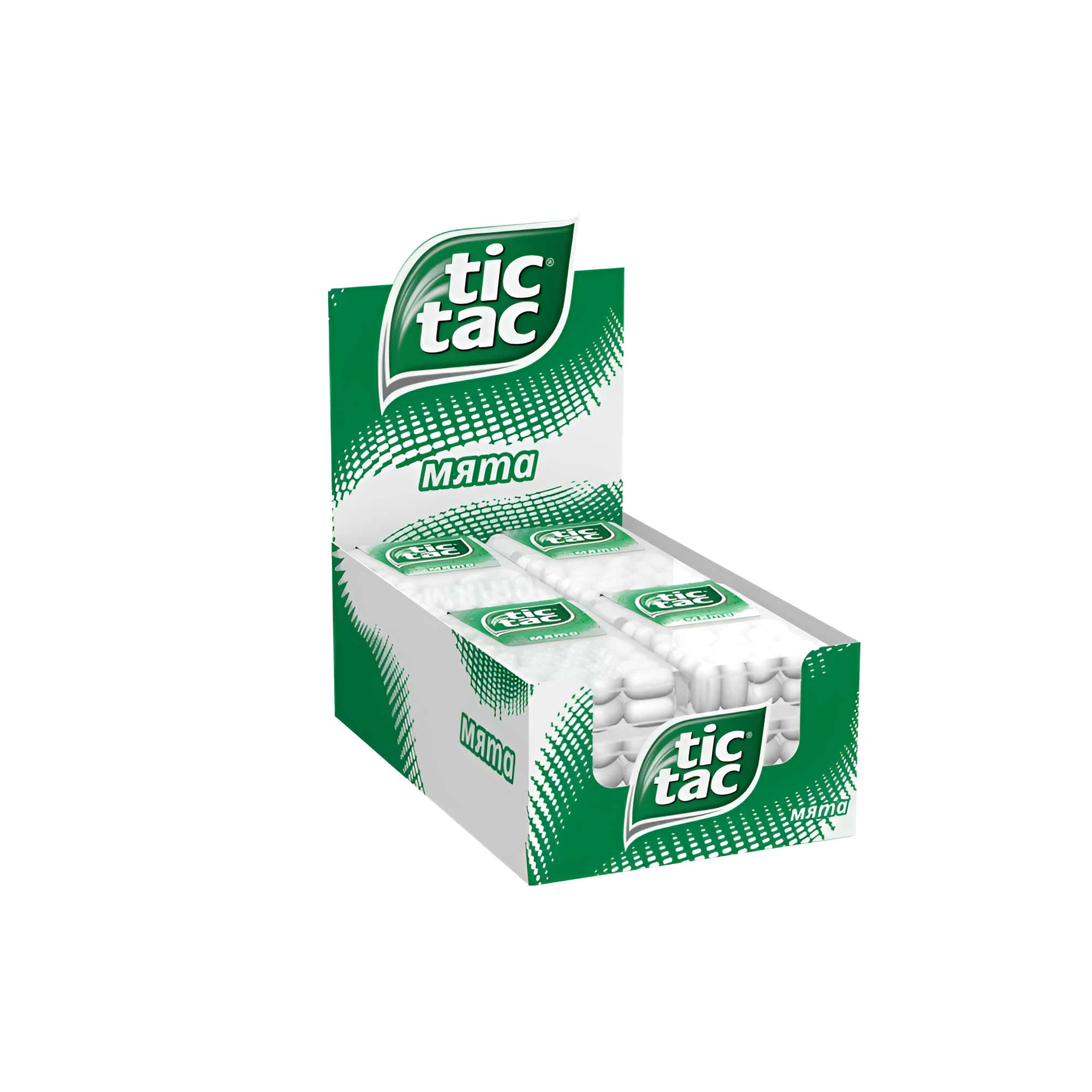 Драже Тик Так Мята, карамельное, блок, 12 шт в упаковке, 16 г