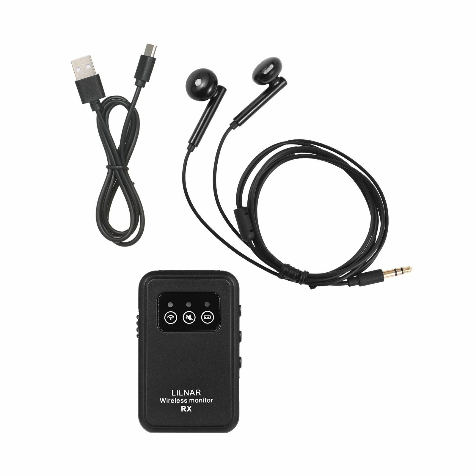 Проводные студийные наушники Pro-10 для мониторинга, черные
