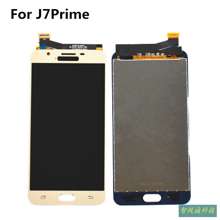 Комплект замены экрана Samsung J7 Prime с ЖК-дисплеем и сенсорным стеклом - Золотой цвет для смартфона G610