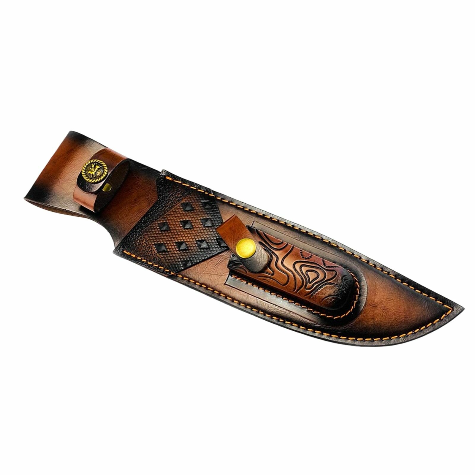 Кожаные ножны ручной работы с компактным дизайном и креплением на ремень