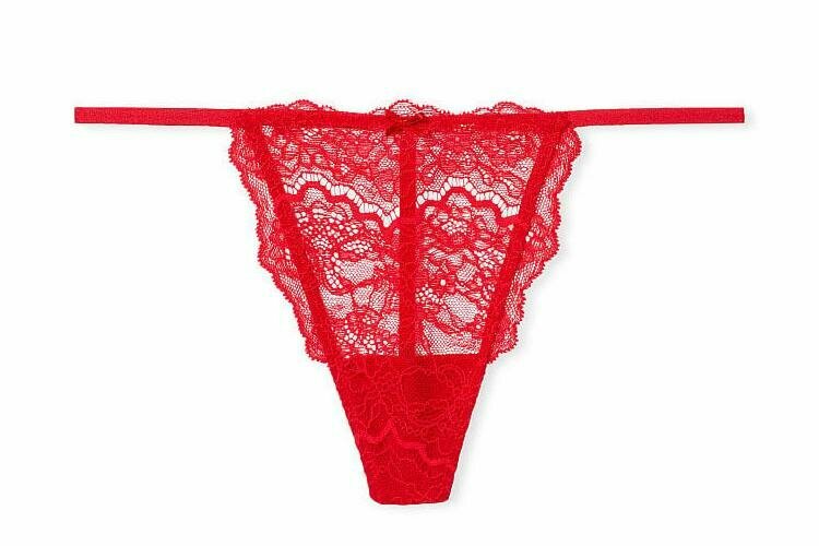 Женское кружевное боди Victoria's Secret 1 шт. Красный 9891291, S EU