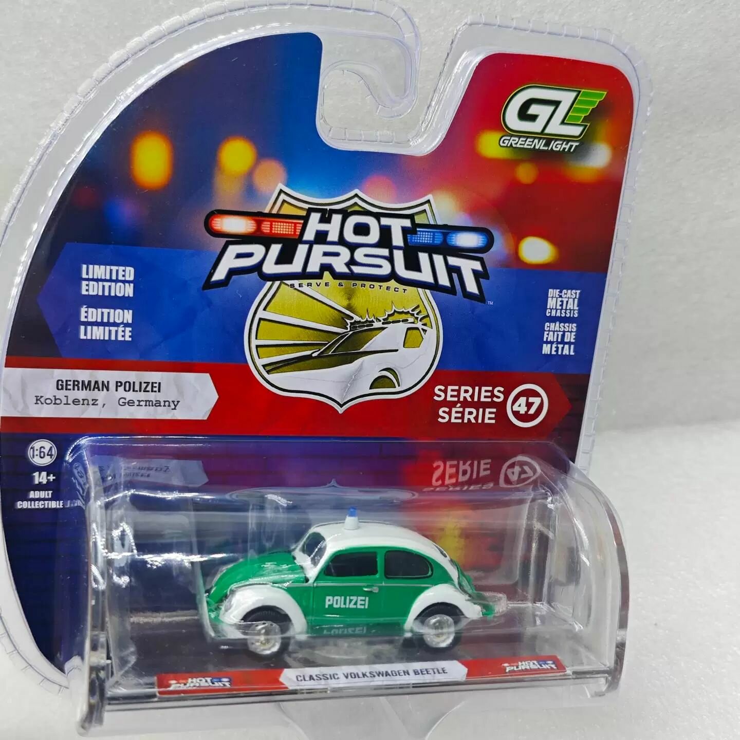 Машинка Green Light MODEL 1:64 CLASSIC VOLKSWAGEN BEETLE Die-cast Alloy Model Collection Toy Children Gifts