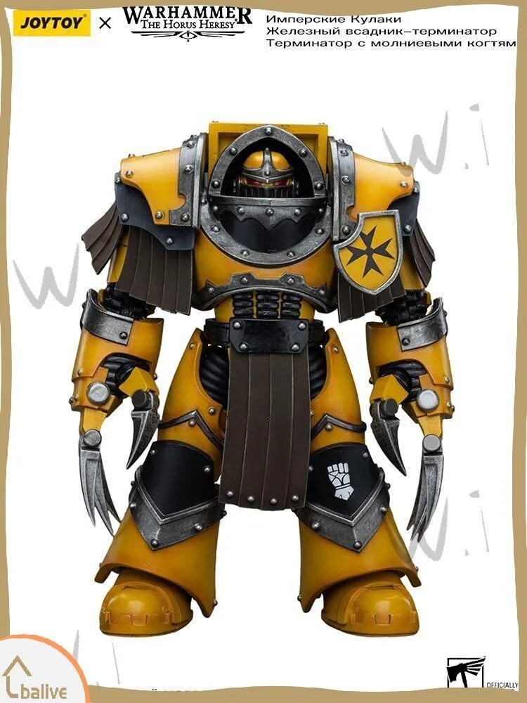 Warhammer 30K Имперские Кулаки Железный всадник-терминатор Подвижная фигурка