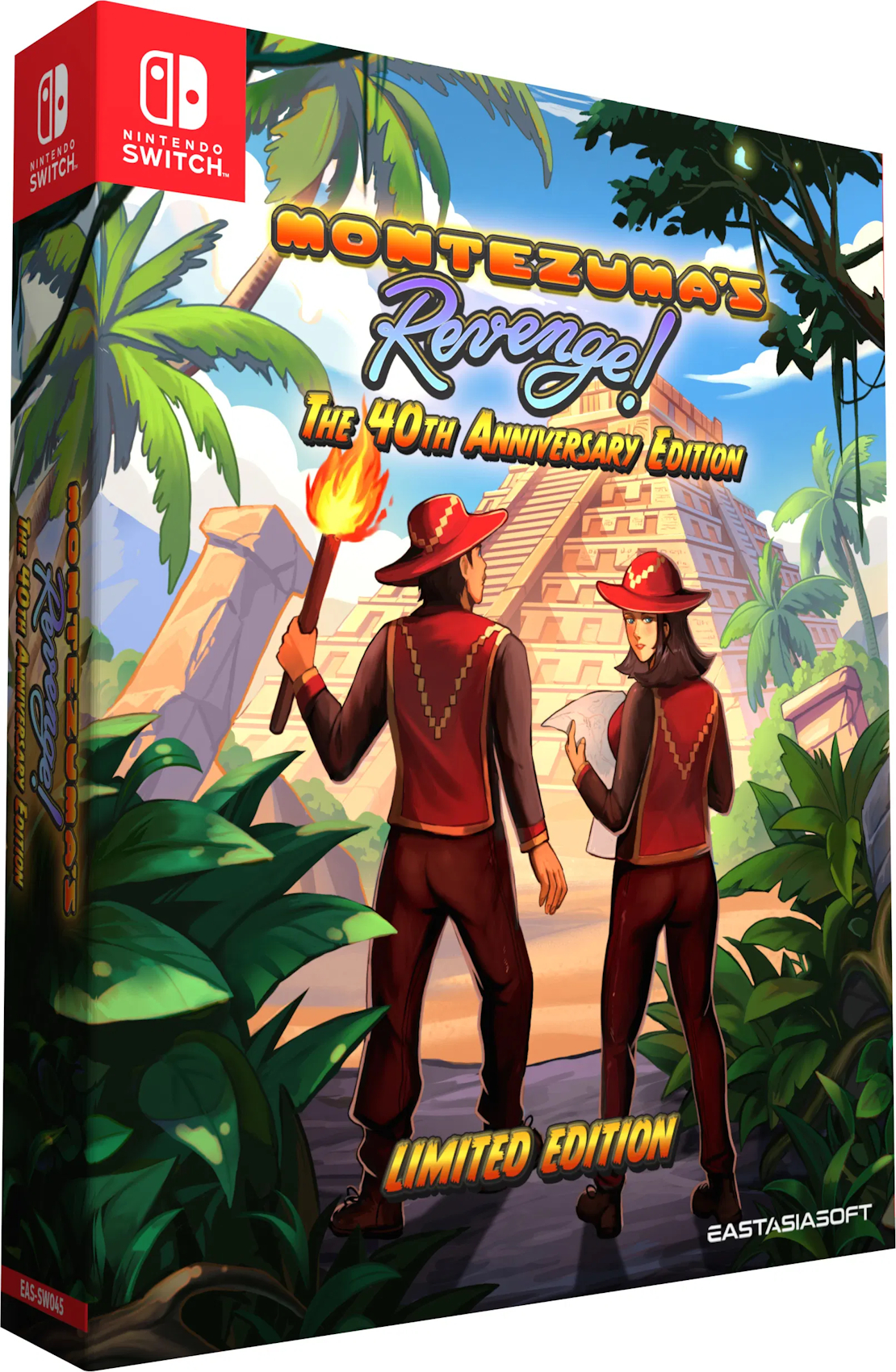 Игра Montezuma's Revenge Юбилейное издание к 40-летию (The 40th Anniversary Edition) Switch Английский язык Картридж на Nintendo Switch
