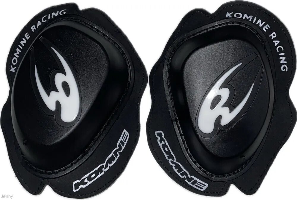 Защита колен Komine Racing MR525 Универсальный размер для мотоциклистов, черные TPU