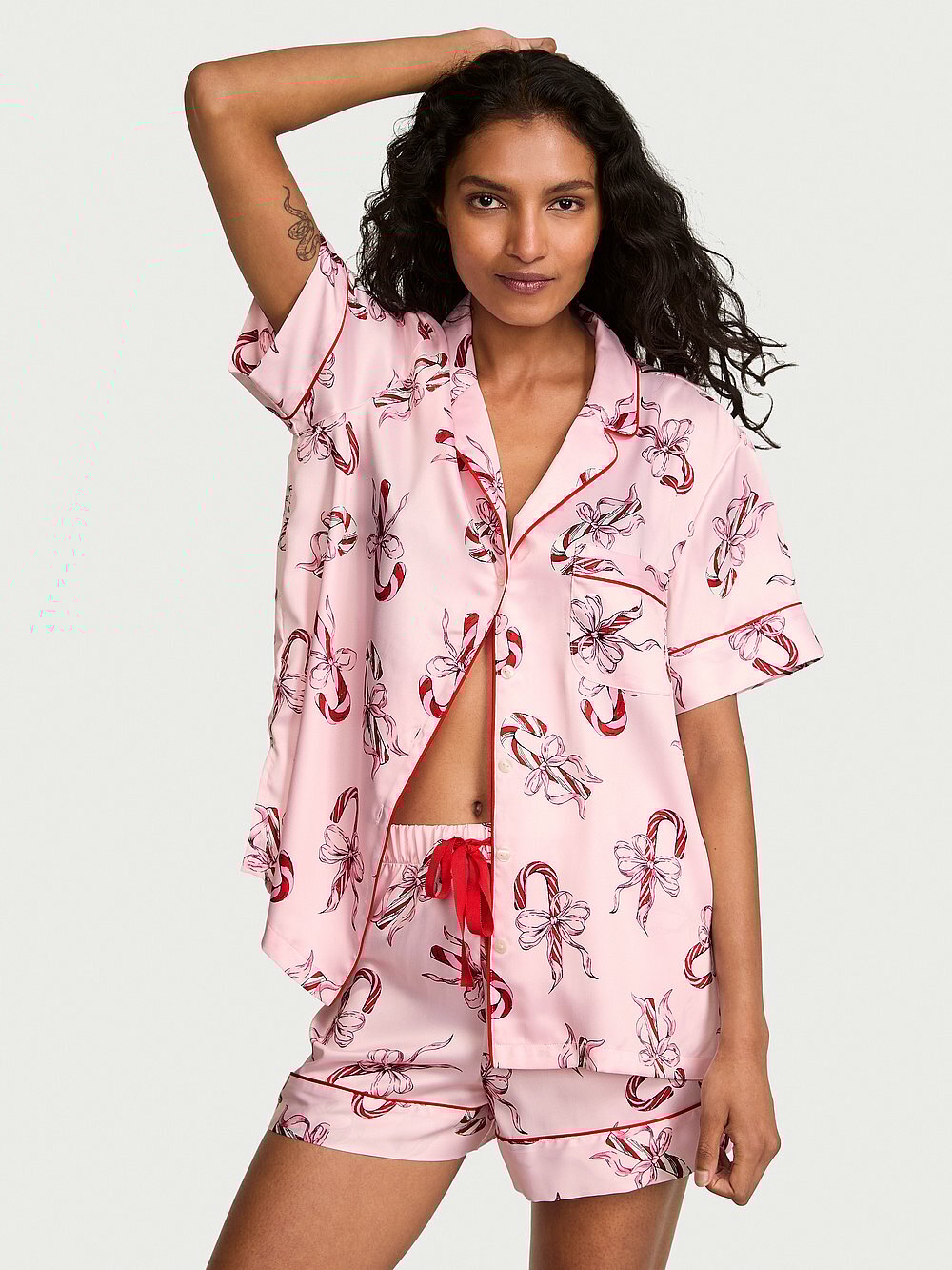 Пижама Glazed Satin Short Pajama Set