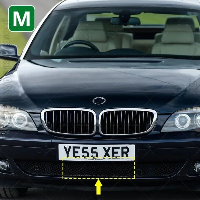 Решетка переднего бампера BMW E65 E66 750i 760i Alpina B7, Middle, 5111713