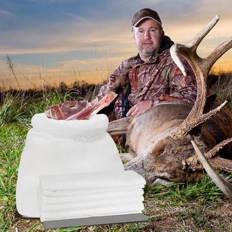 Сумки для охотничьих игр, 6X большие игровые сумки со светоотражающей полосой, многоразовые сумки для диких игр, мясные сумки, охотничьи аксессуары для лося, карибау, оленя