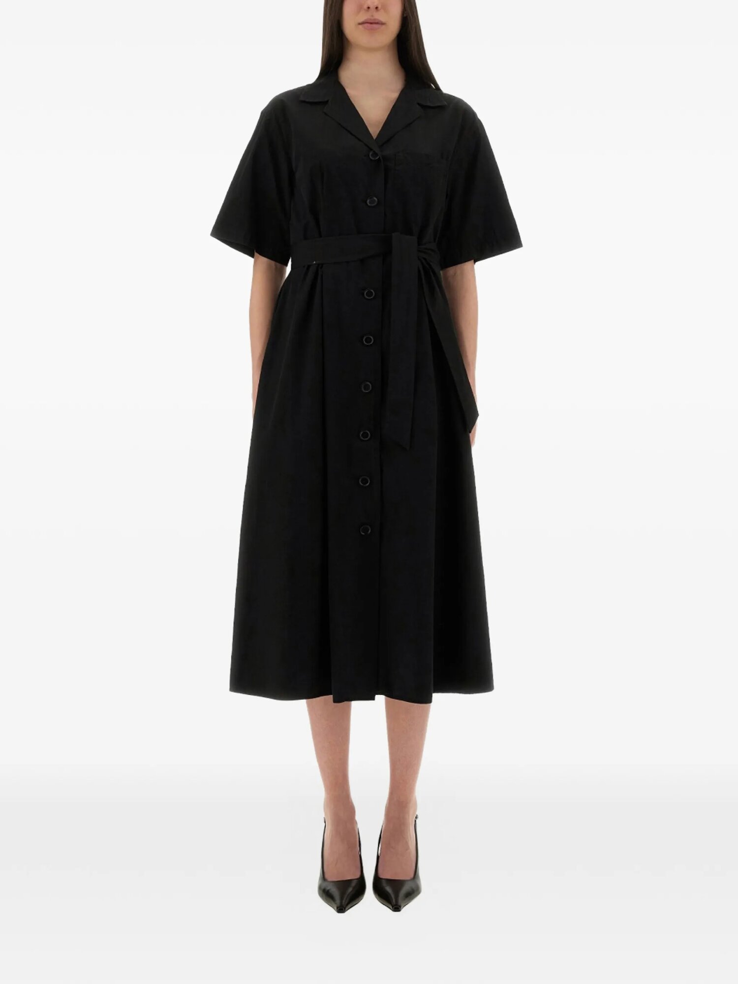 Платье Mod.2940 belt-detail midi shirt dress