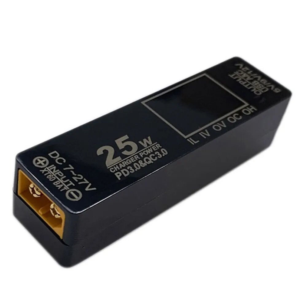 Быстрое зарядное устройство для литий-полимерных аккумуляторов XT60 - PD3.0 Защита от перегрузки и короткого замыкания для смартфонов, планш