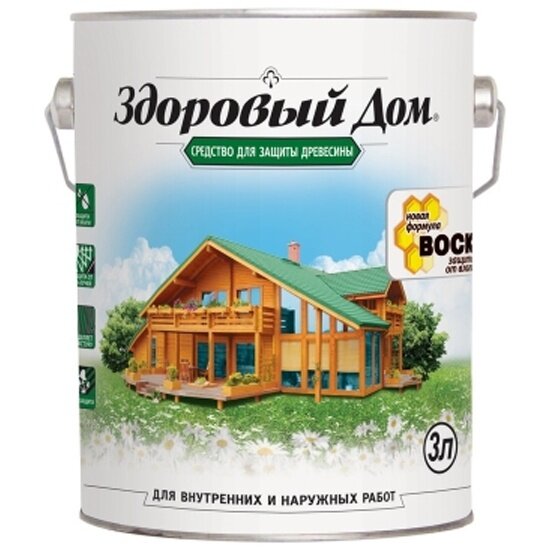 Пропитка Здоровый Дом 2,7 л. орех, 0007026