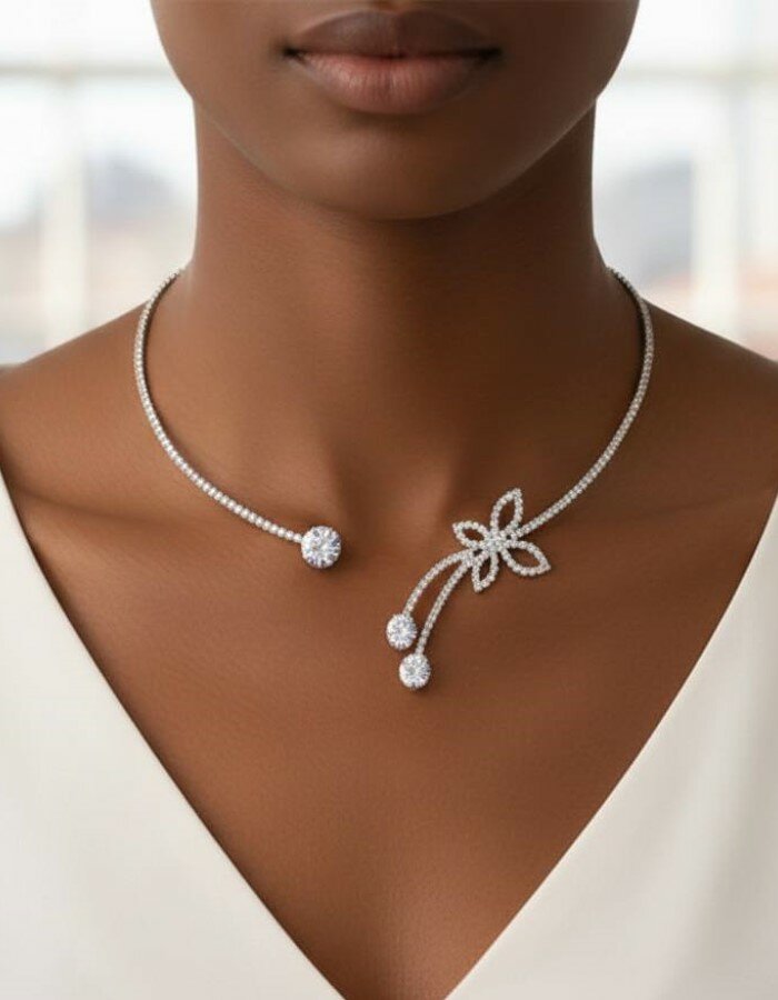 Колье, кристалл