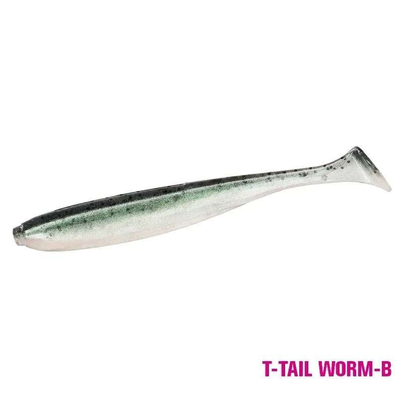 TSURINOYA T-Tail Worm, 120mm, T Tail-B, 6шт