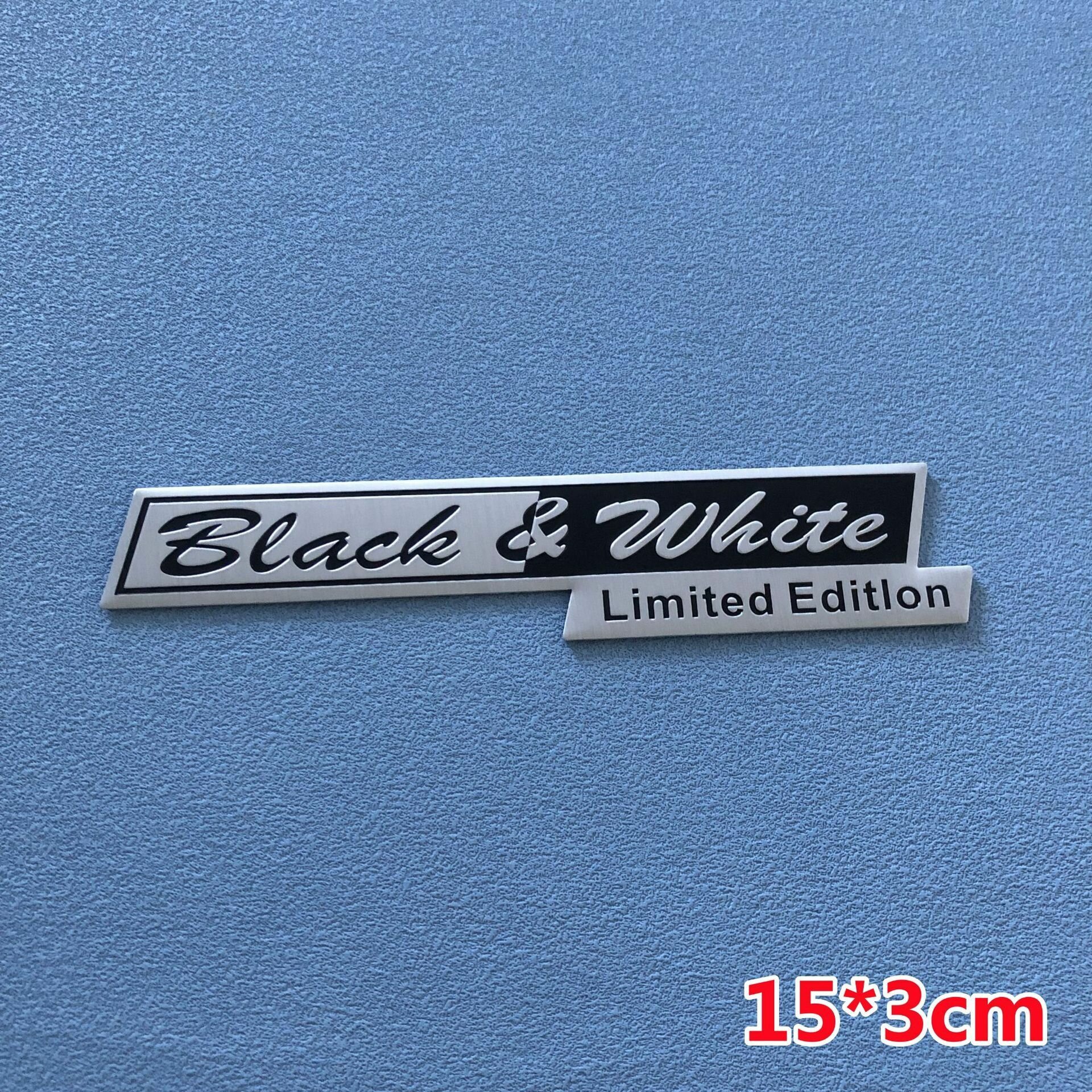 Black&White Limited Edition наклейка на автомобиль — алюминиевый декоративный знак в ограниченной серии платинум