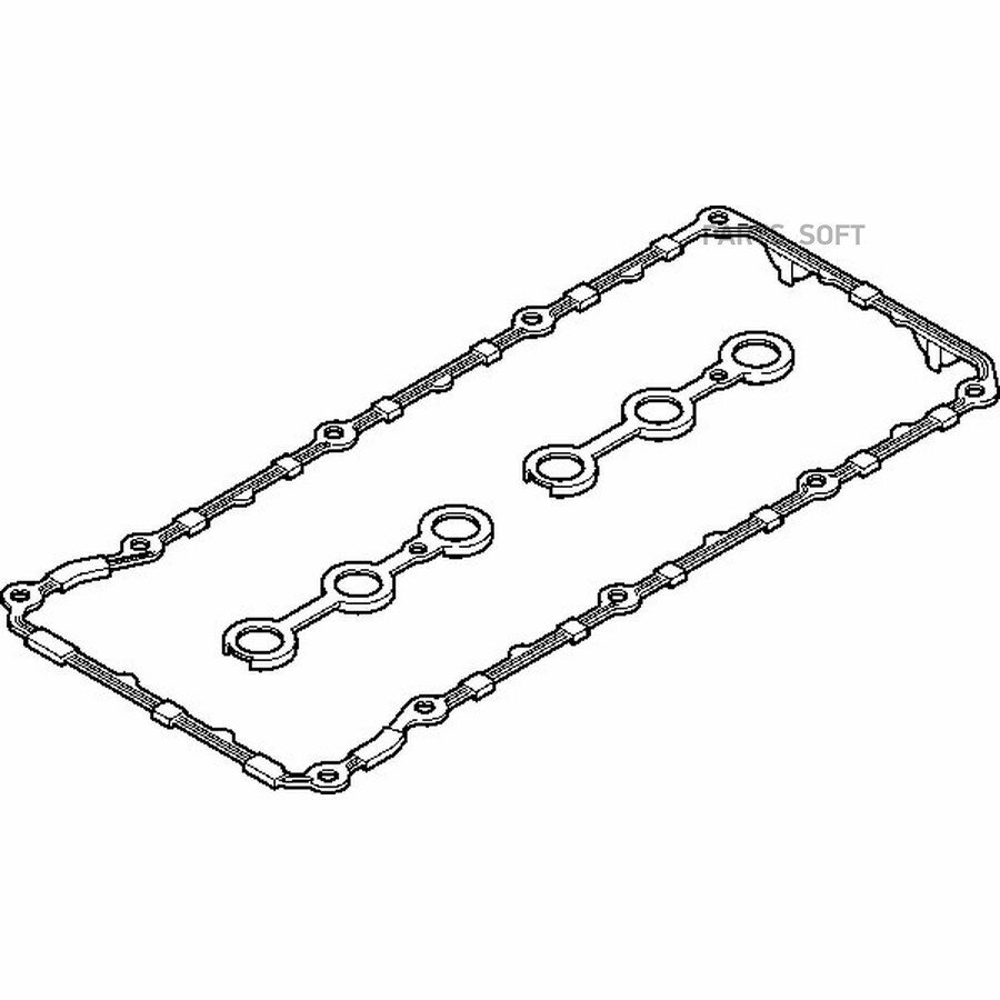 ELRING 302.320 Комплект прокладок и уплотнений клапанной крышки