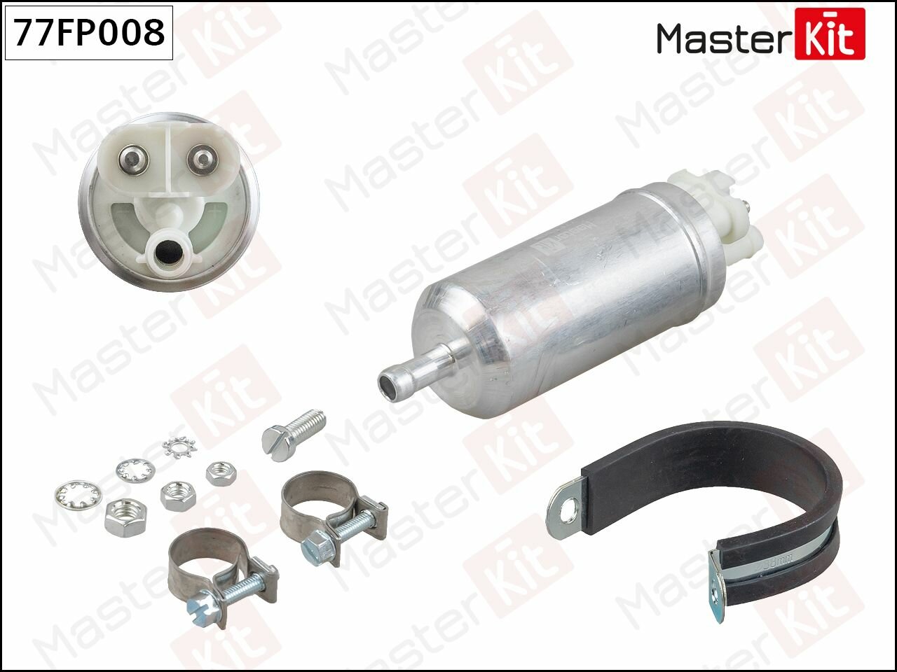 Насос топливный Audi 808C2B4 91-95Hyundai Accent IILC 99-06 0.2bar MasterKit 77FP008