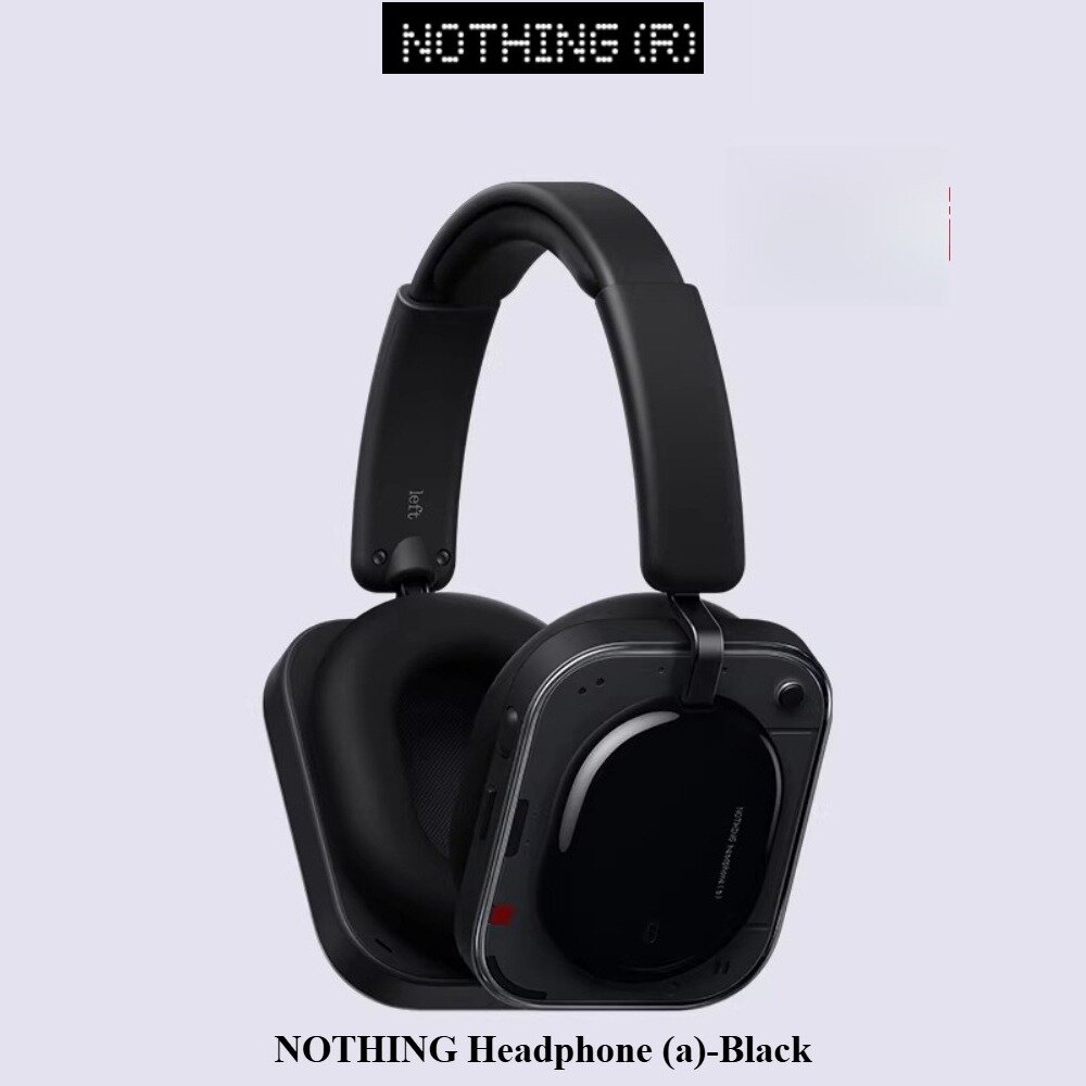 NOTHING Headphone(a) Гарнитура Bluetooth-гарнитура, высокое разрешение с шумоподавлением, подключение к двум устройствам
