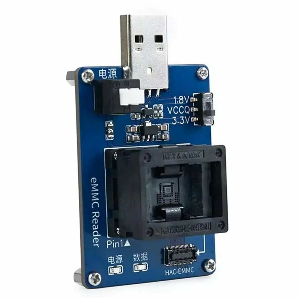 Программирование Модуля EMMC Для Адаптера Считывателя Для Switch HAC EMMC