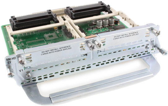 Модуль CISCO NM-HD-2VE Two-slot IP Communications Enhanced Voice/Fax Network Module — фото 1