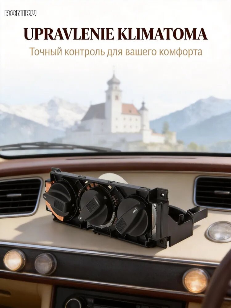 Автокондиционер, арт. I500058874, OEM 1X0 820 045D, пластик, черный, 1 шт.